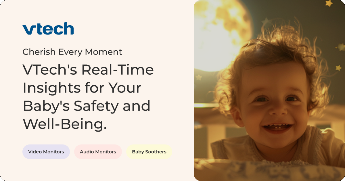 Official VTech® Baby Care | Smart HQ Max Twin 2 cameras baby monitor